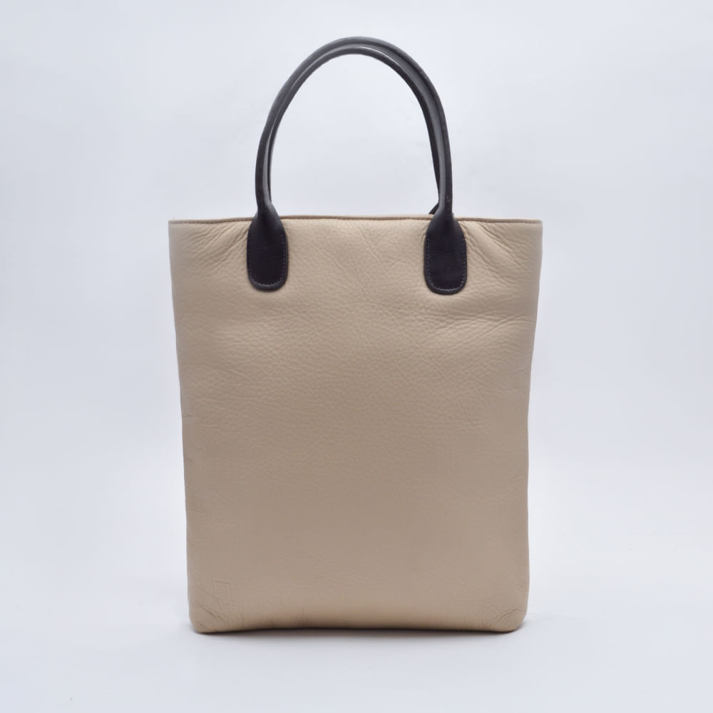 Bolsa Manga de Couro Areia P - Leather Labs