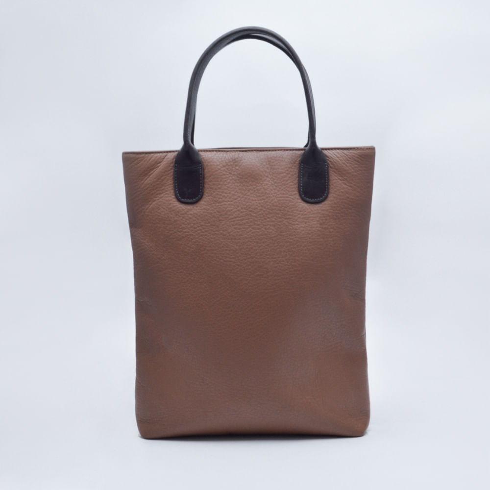 Bolsa Manga de Couro Marrom Cacau P - Leather Labs