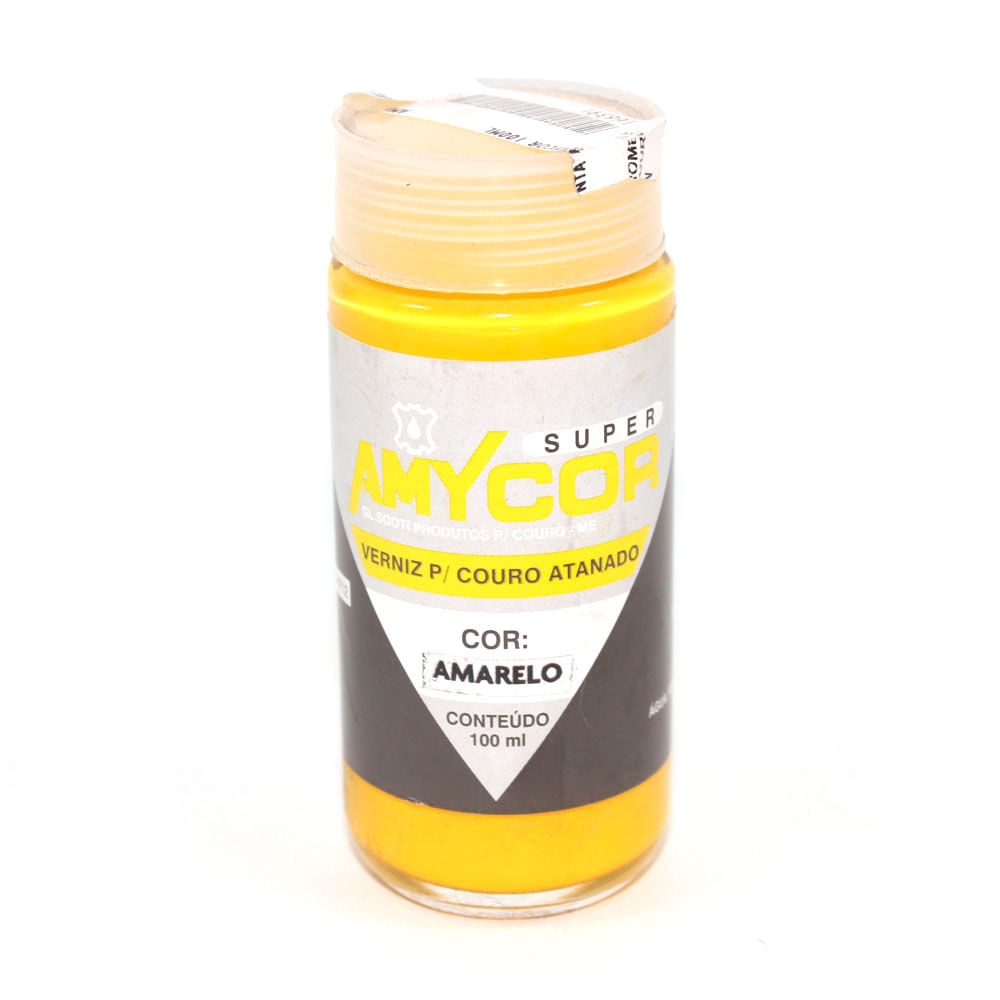 Tinta atanado Amycor 100ml - Amarelo - Leather Labs