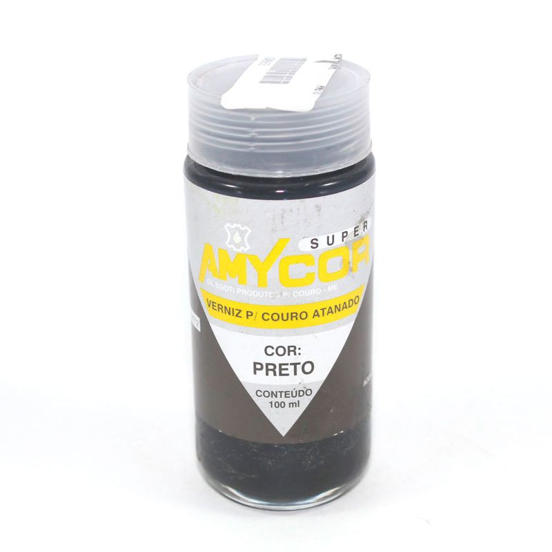 Tinta atanado Amycor 100ml - Preto - Leather Labs