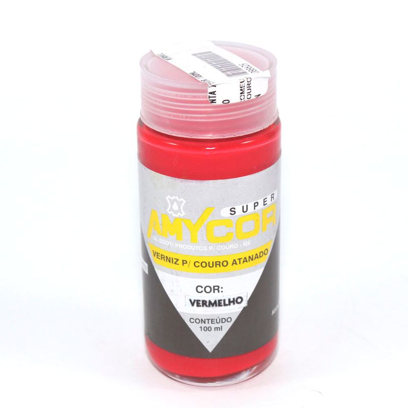 Tinta atanado Amycor 100ml - Vermelho - Leather Labs
