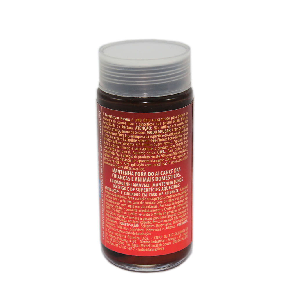 Tinta Forte Revest Fosco Novax 90ml - Marrom - Leather Labs