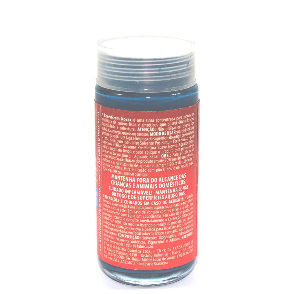 Tinta Forte Revestcrom Novax 90ml - Azul - Leather Labs