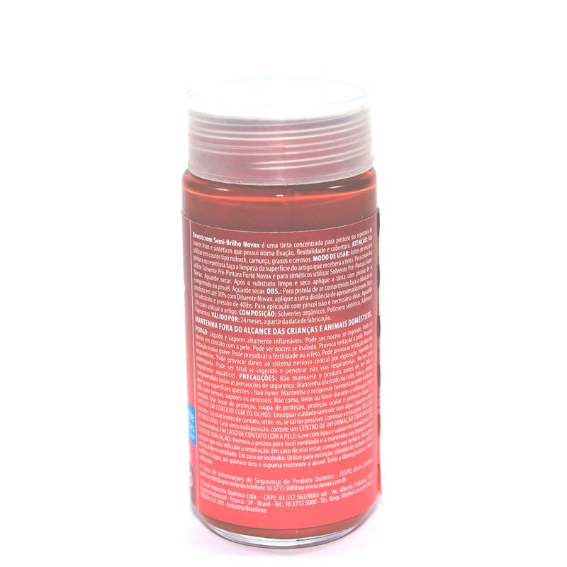 Tinta forte Revestcrom Novax 90ml - Marrom Claro - Leather Labs