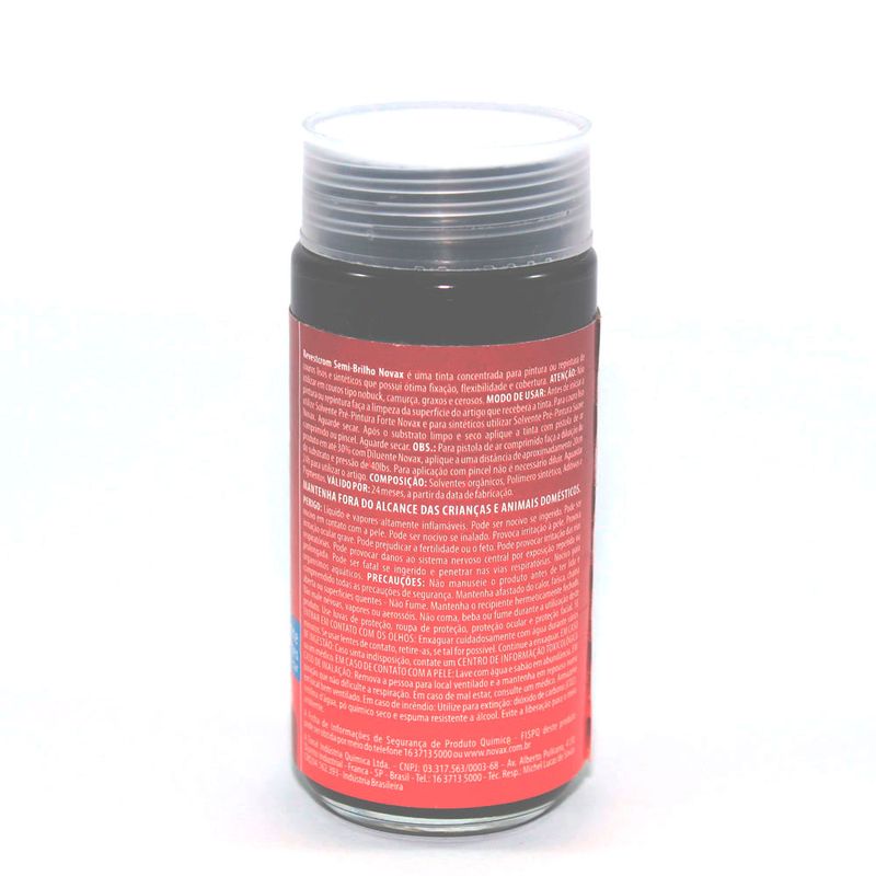 Tinta forte Revestcrom Novax 90ml - Preto 17 - Leather Labs