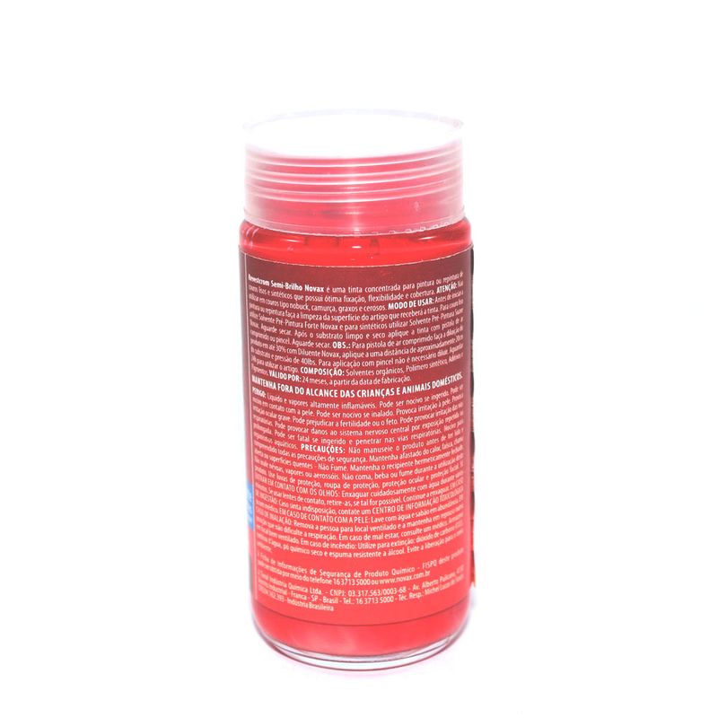 Tinta forte Revestcrom Novax 90ml - Vermelho - Leather Labs